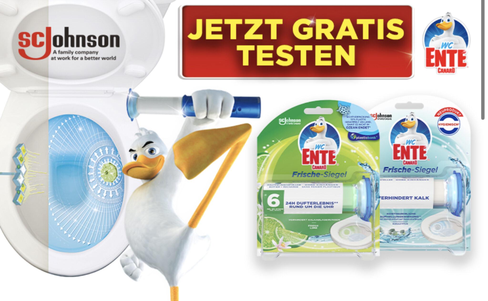 WC Ente® Frische-Siegel Gratis testen - Magdeburg-Spart.de